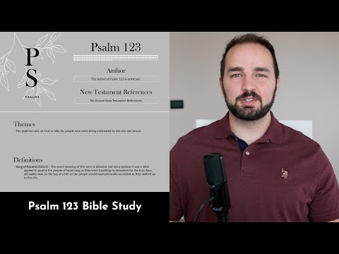 Psalm 123 Summary: 5 Minute Bible Study