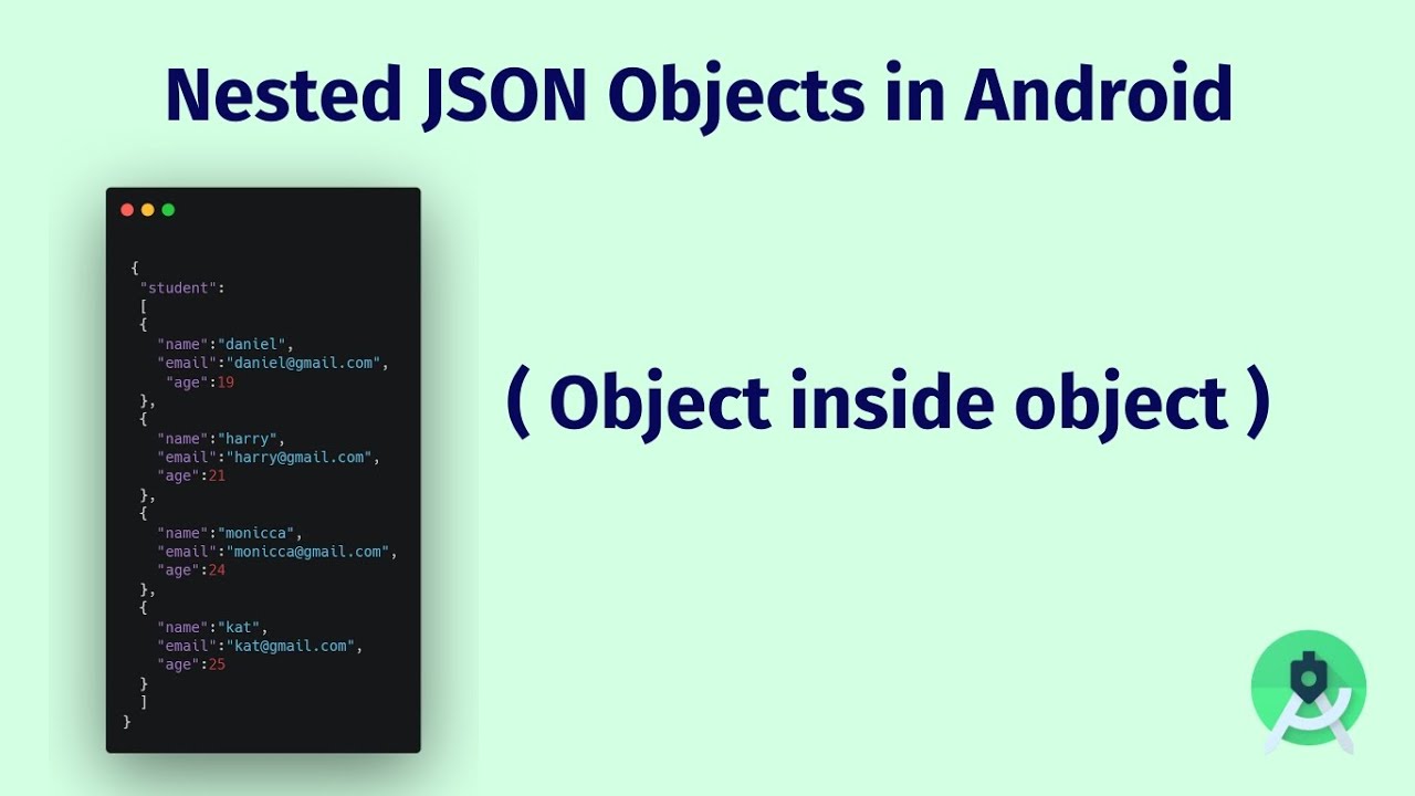 JSON in Android  : Object inside the Object ( 2021 )