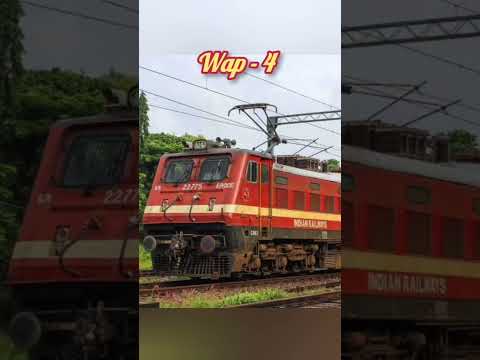 Indian Railway Transformation: Wap 1 ๐ to Wap 7 ๐ || All Wap Locomotive Series
