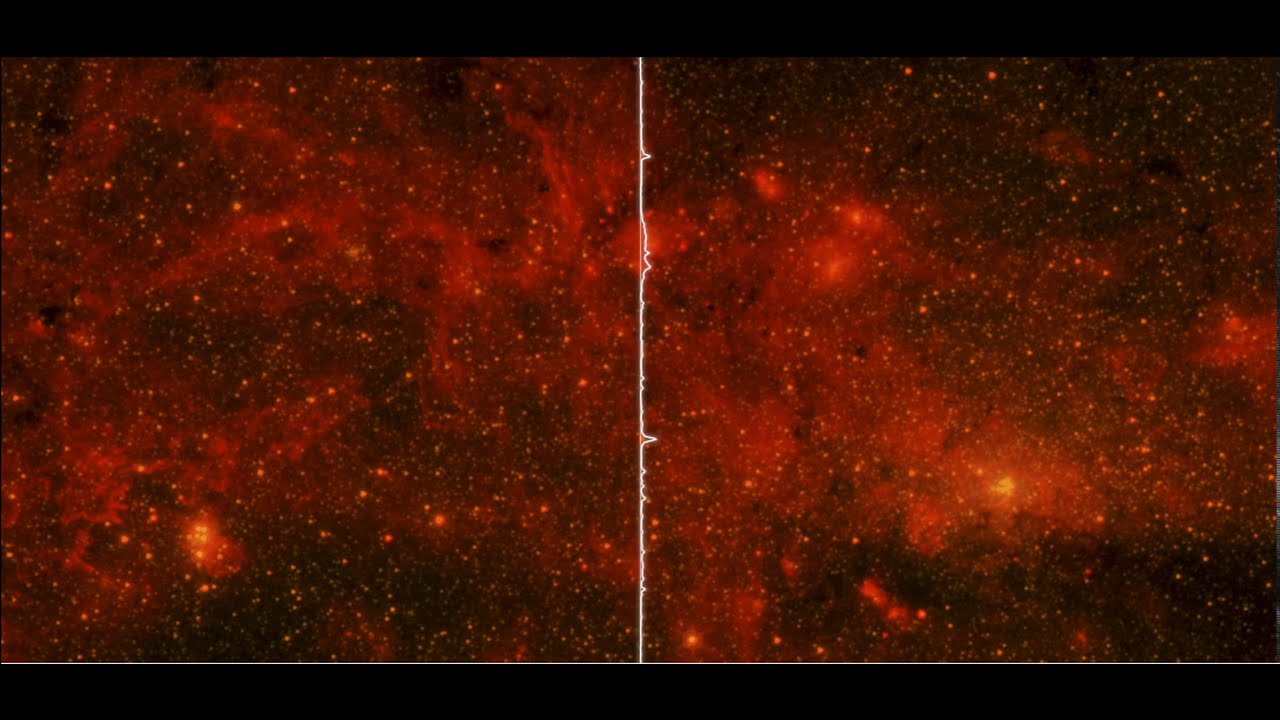 Data Sonification: Galactic Center (Infrared)