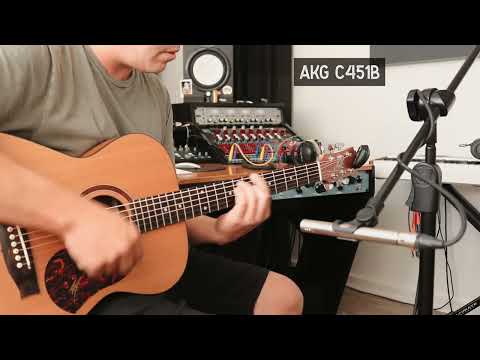 AKG C451b vs Neumann KM184 - Mic Comparison