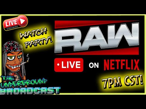 #MondayNightRAW on #Netflix Watch Party!