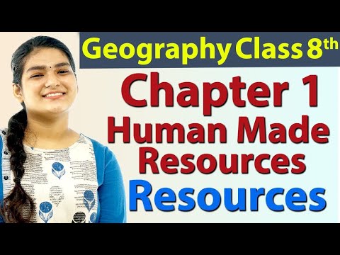 Human Made Resources - Ch 1 - Resources - Geography - Social Science Class 8- 2024-25