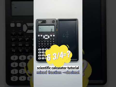 How to use NEWYES scientific calculator 991MS to "calculate mixed fraction →decimal"?