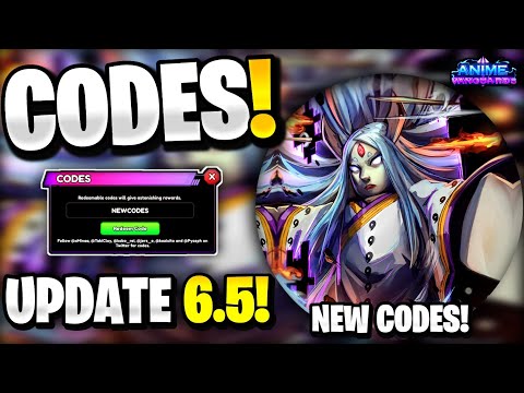 🔥*NEW* All Working UPDATE 6.5 CODES FOR ANIME VANGUARDS! ROBLOX ANIME VANGUARDS CODES