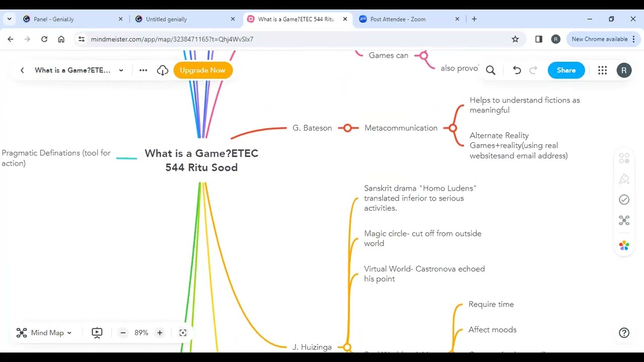 Mind-Map#ETEC 544#IP 4 # Mind Meister