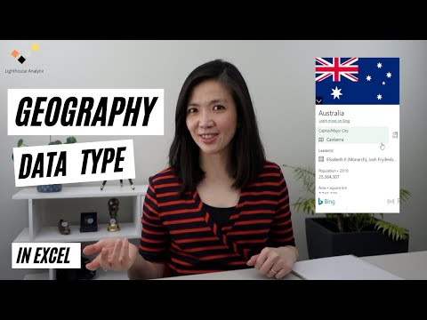 Retrieve Population, GDP, CPI, Flag, Life Expectancy in Excel fast & easy with Geography Data Type