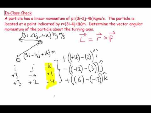 11) Vector Angular Momentum cross Product 1 numerical