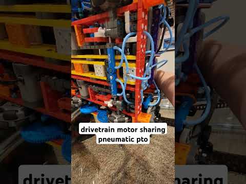 Drivetrain motor sharing pneumatic PTO | Vex IQ Rapid Relay
