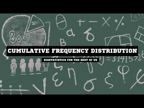 What is a cumulative frequency. How to construct a cumulative frequency distribution table.