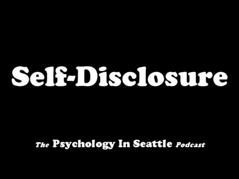 Self Disclosure
