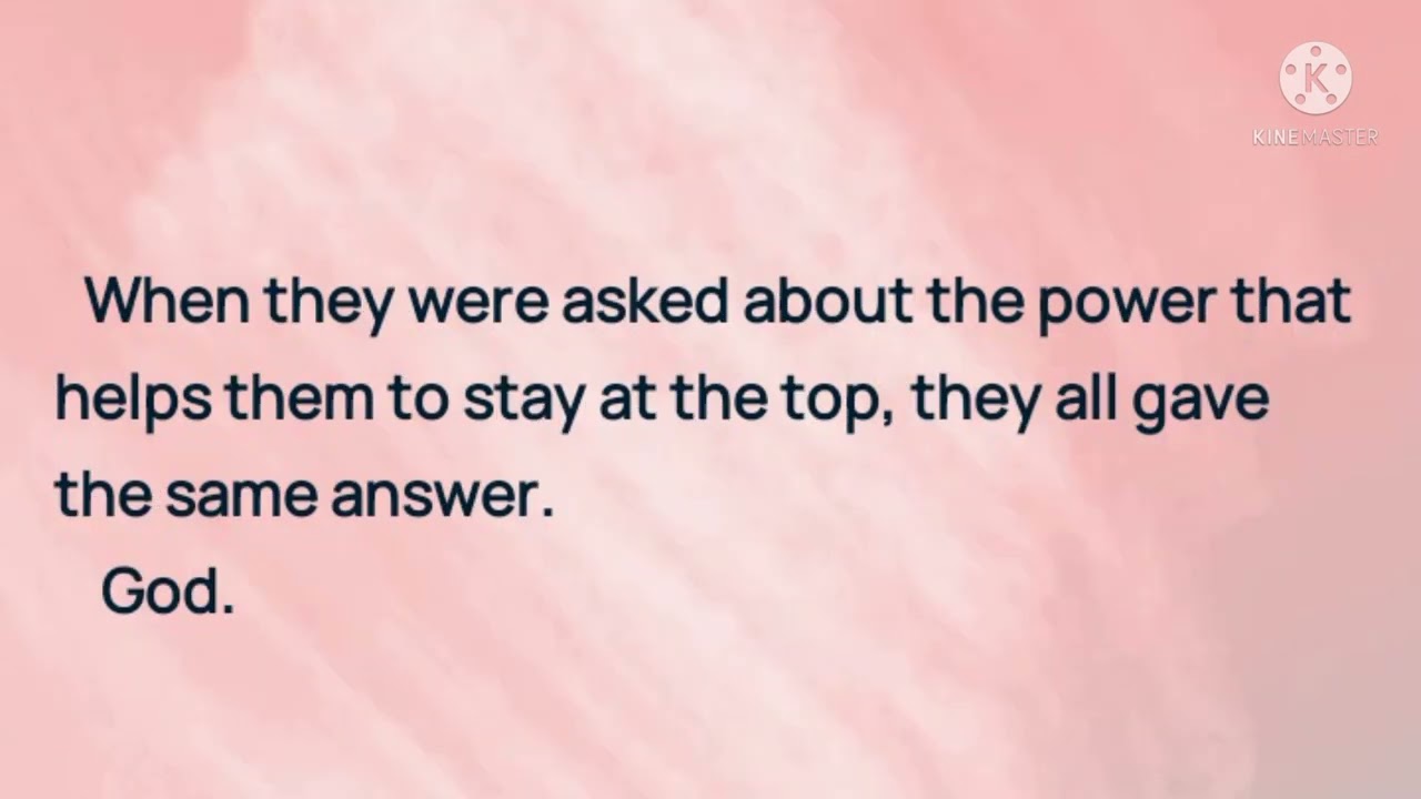 The Beginning of Power for living