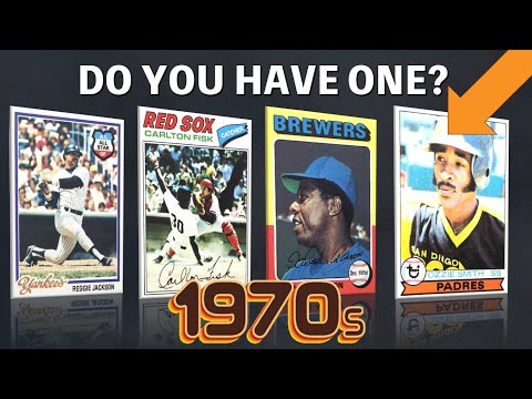 39 Baseball Cards Worth A LOT of Money - 1970s SURPRISINGLY Valuable non-rookie Topps Cards