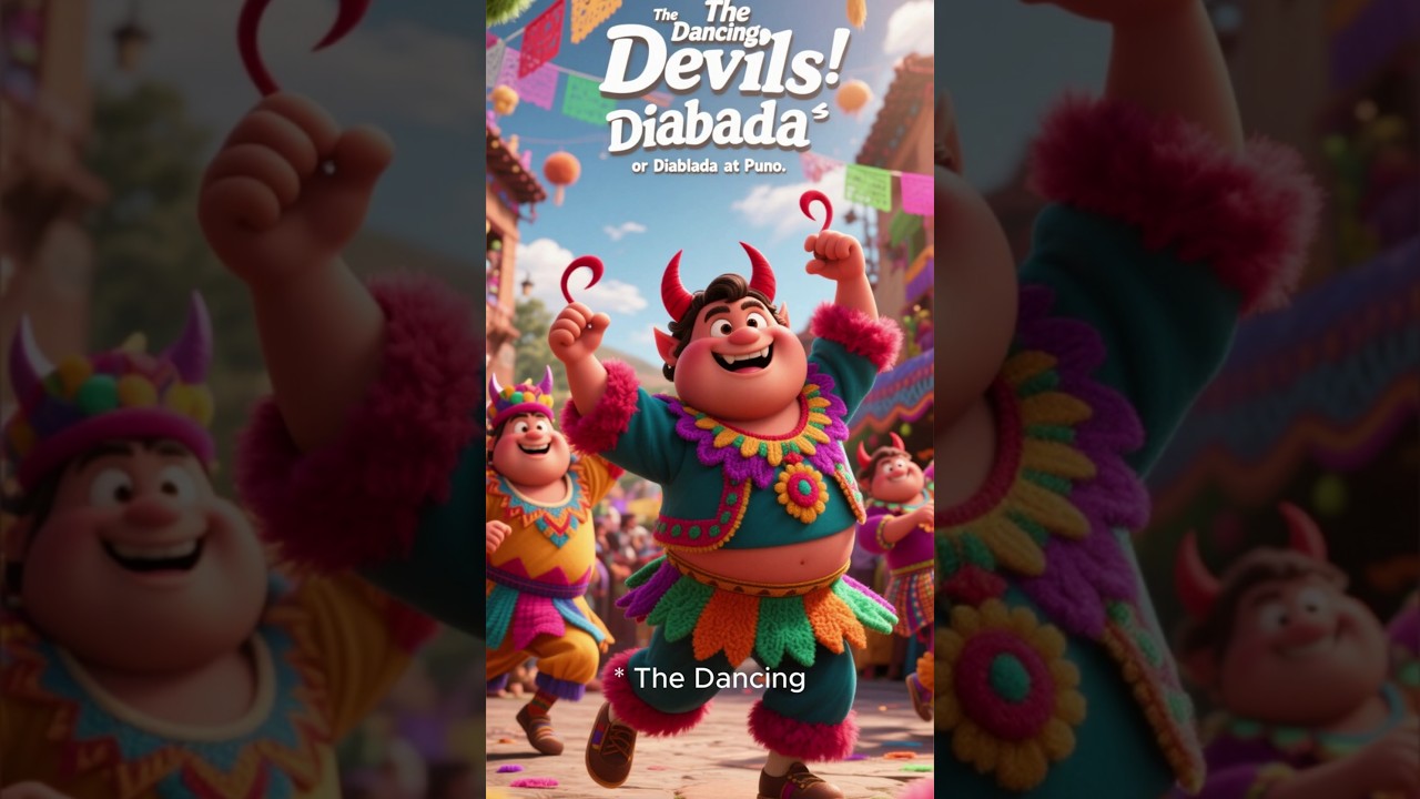 Today Story The Dancing Devils Diablada At Puno #peru #learning #videosfortoddlers #cultures #kids