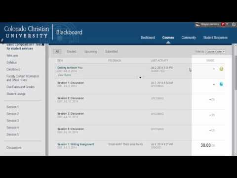 CAGS Blackboard Tutorials- Grade Center Overview
