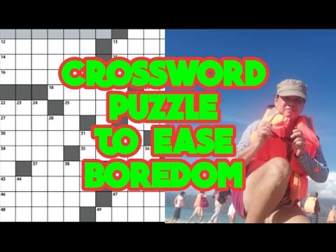CROSSWORD PUZZLE TO EASE BOREDOM/SIMPLY MAE