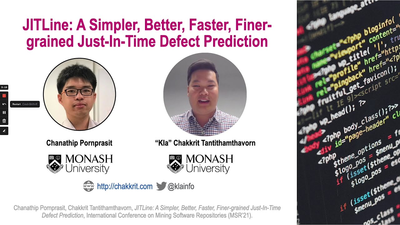 JITLine: A Simpler, Better, Faster, Finer-grained Just-In-Time Defect Prediction