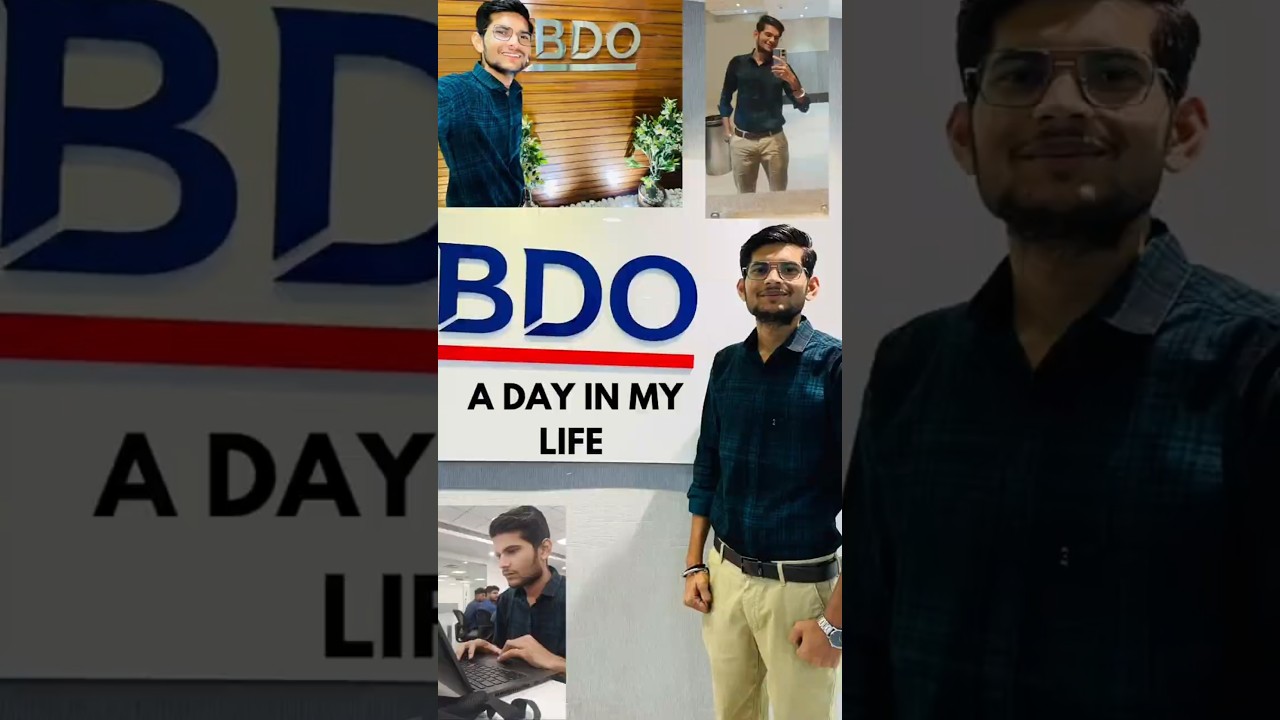 A Day in my Life as CA Article trainee in BDO| Life of #BIG6 Article Trainee| #caarticleship #big6