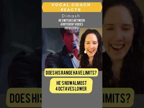 Vocal Coach Reacts to DIMASH Qudaibergen | Stranger 🤯 #shorts #dimash