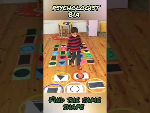 Play Shape Hopscotch| fun indoor and out door activity