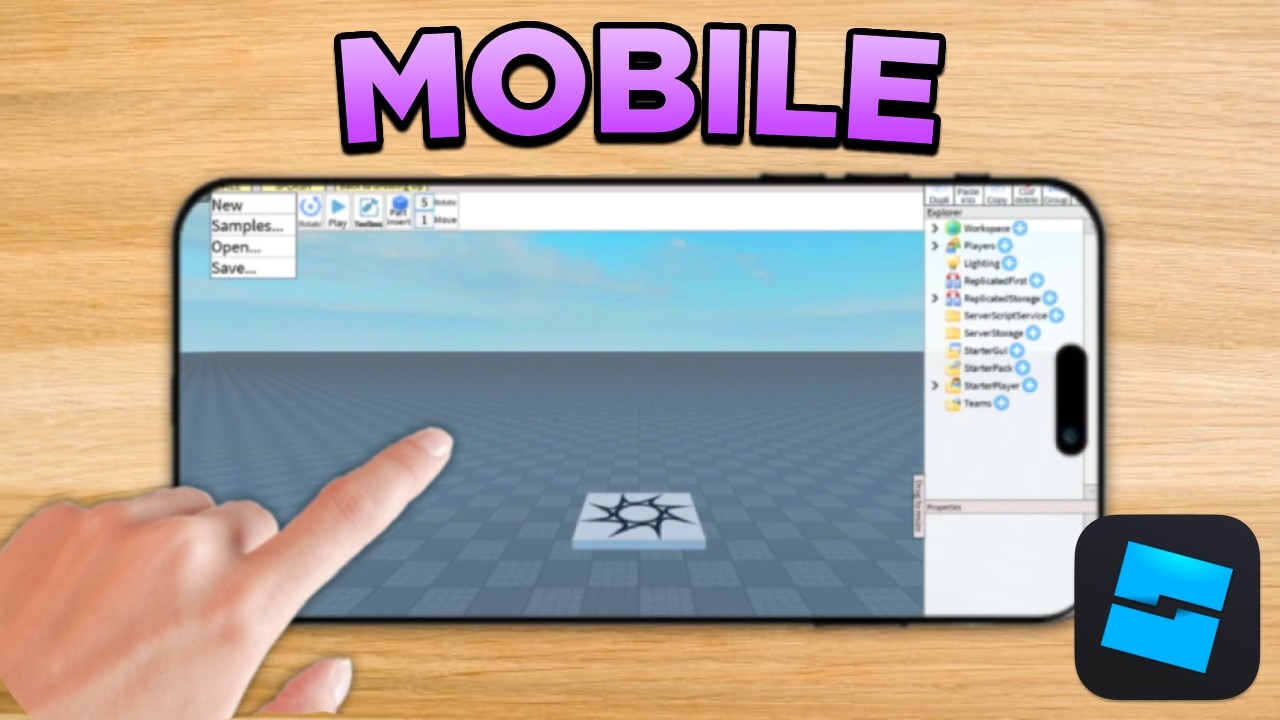How to Make ROBLOX GAMES on Mobile.. (iOS & Android)