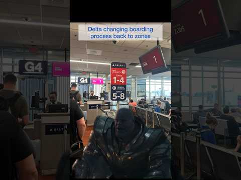 Delta Airlines changing boarding process back to zones