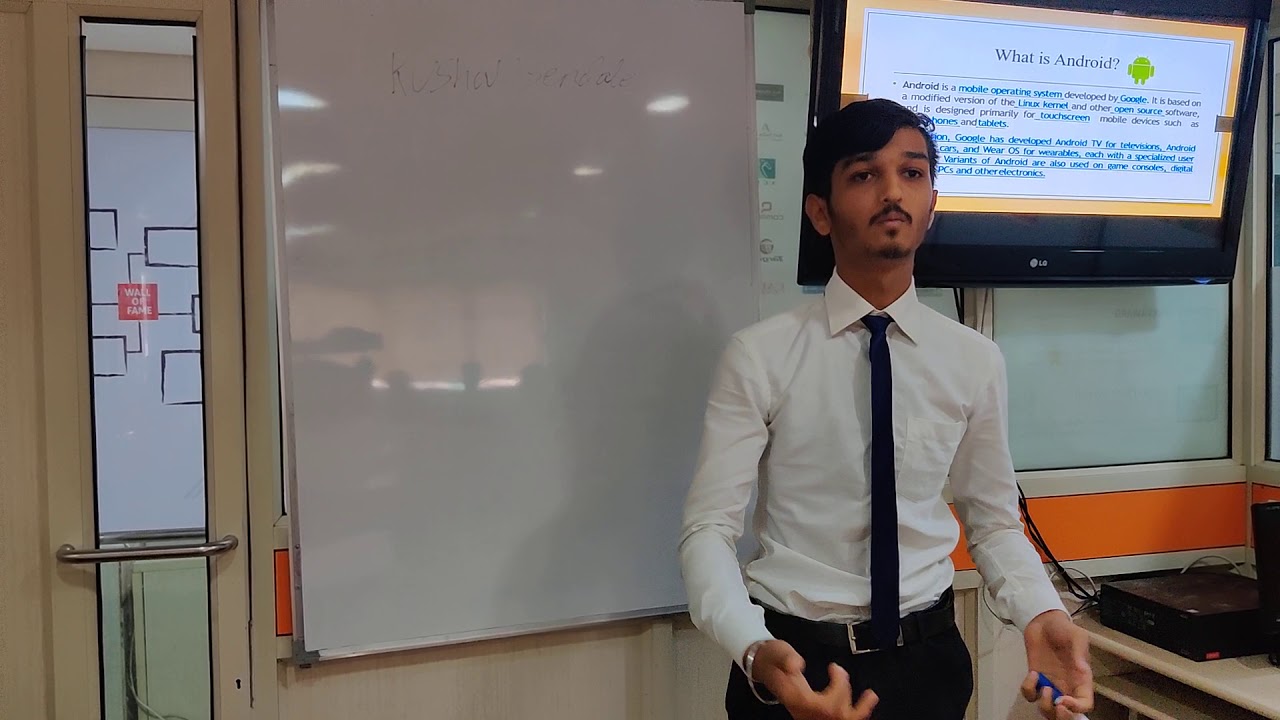 Presentation on Android OS by Kushal || Jetking Maninagar
