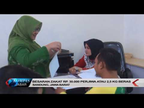 BESARAN ZAKAT RP 30 000 PERJIWA ATAU 2,5 KG BERAS