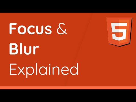Learn What is Focus Blur in HTML CSS JavaScript Beginner s Web Dev Tutorial - Mind Luster