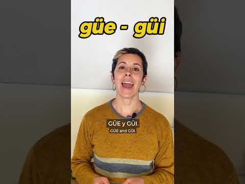 Spanish 'Diéresis' Explained in Less Than 1 Minute!😉🧠 #LearnSpanish