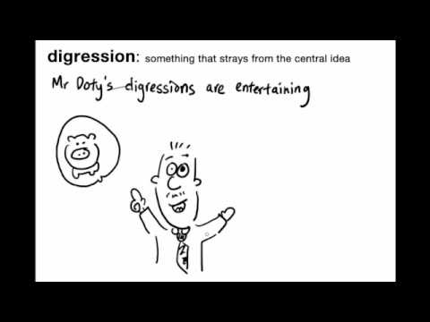 Define: digression