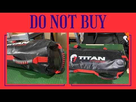The Best Budget Exercise Sandbag Not to Buy for your Home Gym | Titan Fitness | Dad’s Home Gym