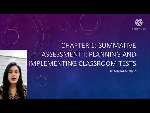 Chapter 1: Summative Assessments by Mirielle Abiera