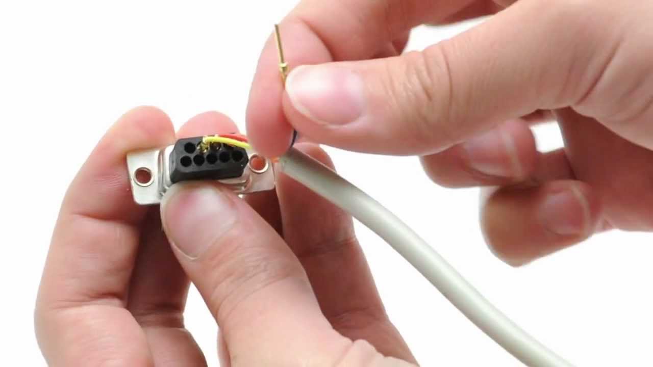 DB9 Female Crimp Connector #569