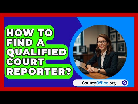 How To Find A Qualified Court Reporter? - CountyOffice.org