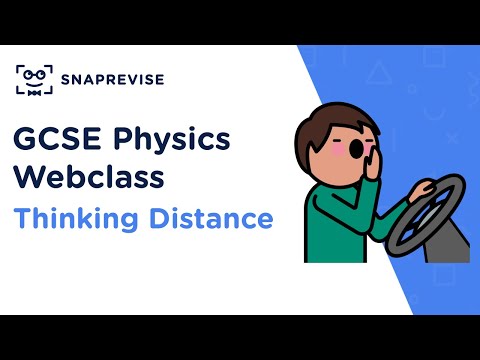 GCSE Physics: Thinking Distance | Revision Webclass