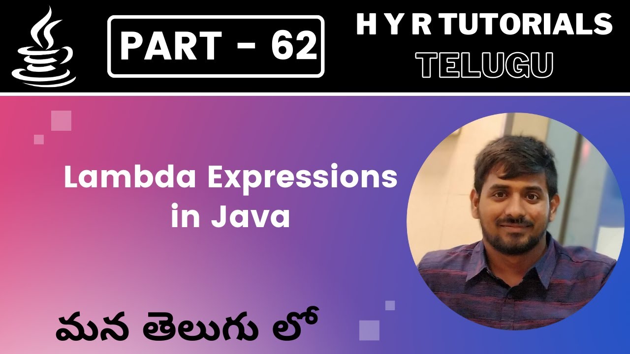 P62 - Lambda expressions in java | Core Java | Java Programming |