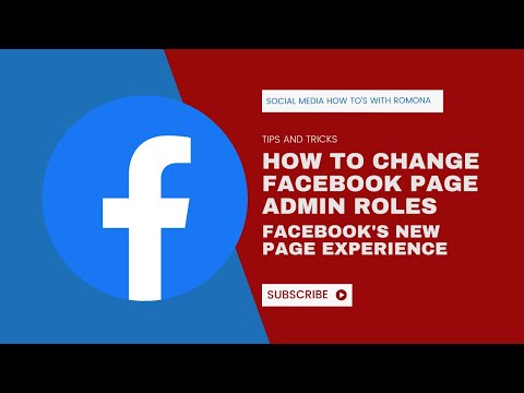 How to Change Facebook Page Roles Access | Remove Admin Role Facebook's New Page Experience