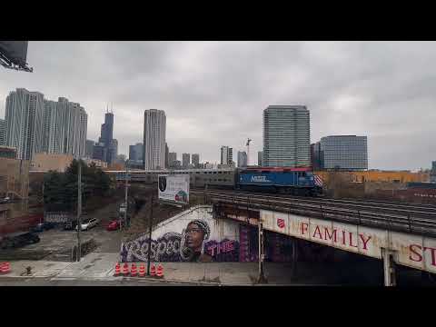 Chicago Metra Train, Union Pacific North (UP-N), Nov 2021