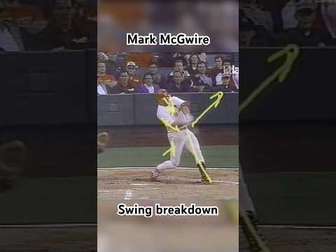 Swing breakdown of Mark McGwire #baseball #mlb #shortsfeed
