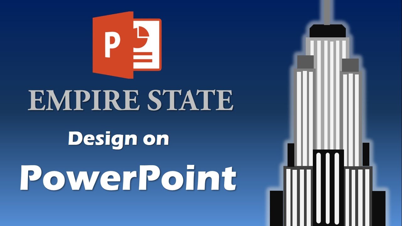 EMPIRE STATE template on POWERPOINT