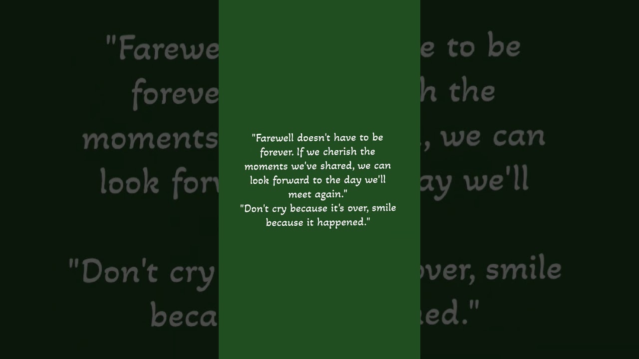 Pożegnalne inspirujące cytaty #StayMotivated #youtubeshorts #motywacja #sukces #CodziennaMotywacja