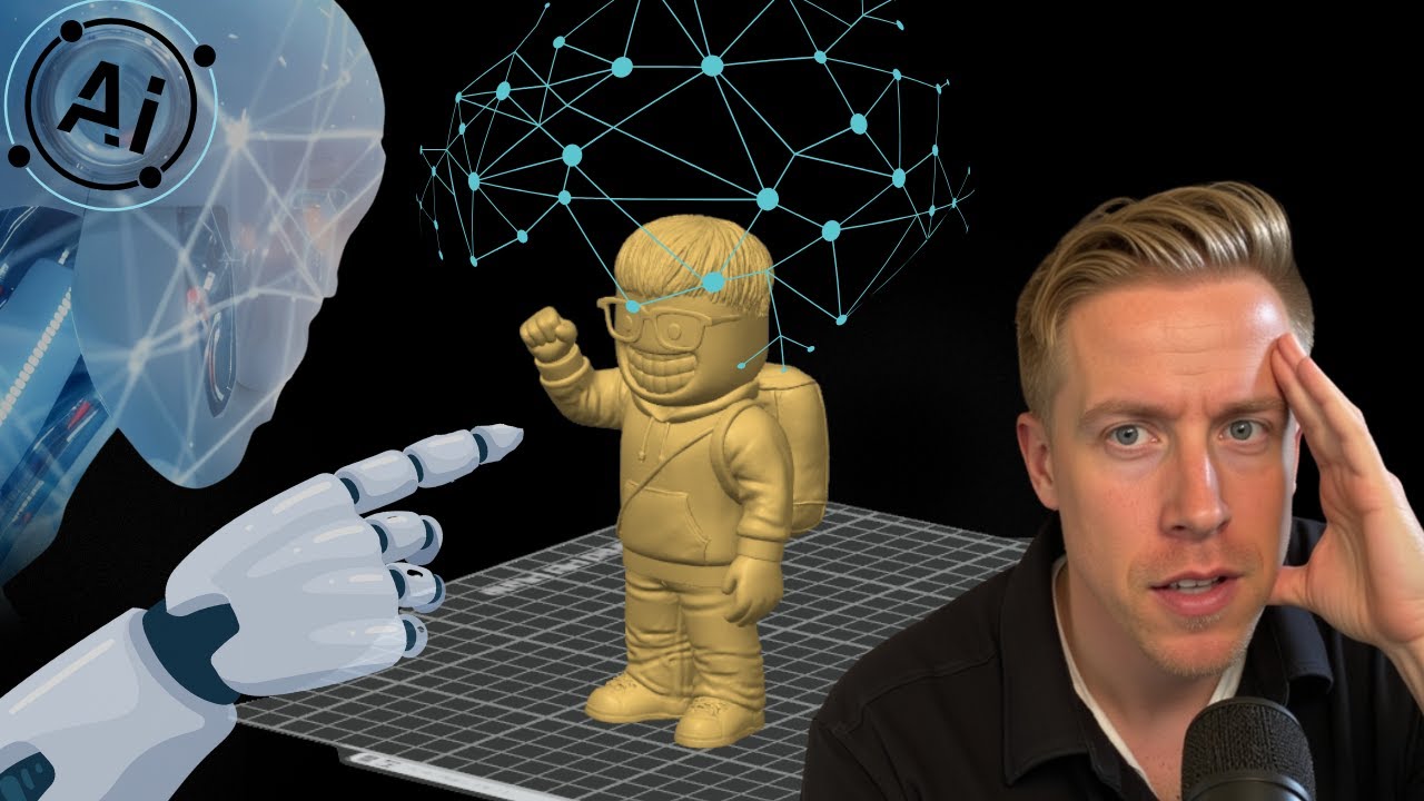 How to Create 3D Print Models using AI - Meshy AI Tutorial!