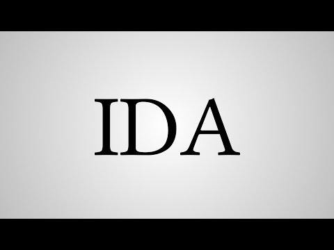 What Does "IDA" Stand For?