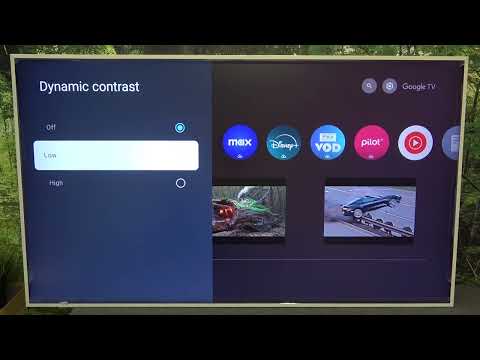 How to Adjust Dynamic Contrast on TCL NXTFrame 55A300W