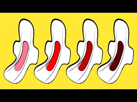 7 Things Your Period Blood Color Reveals About Your Health