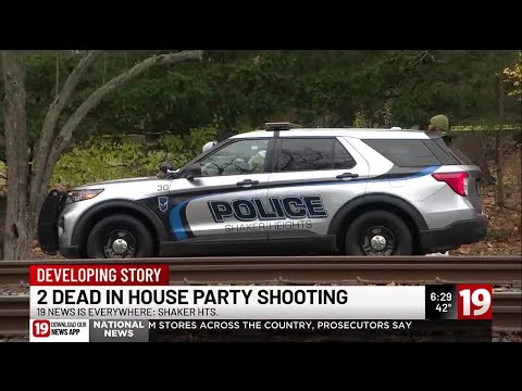 Shaker Heights house party shooting kills 2; Police, BCI investigating