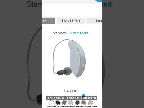Starkey Genesis AI - RIC RT, mRIC R NEW Starkey Hearing Aids