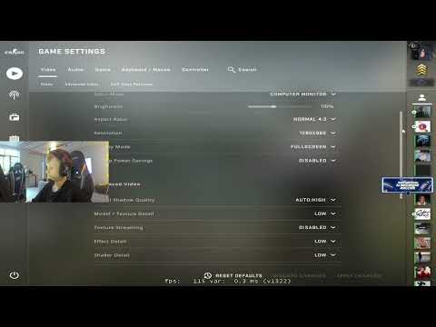 monesy shows his csgo settings - csgo best moments