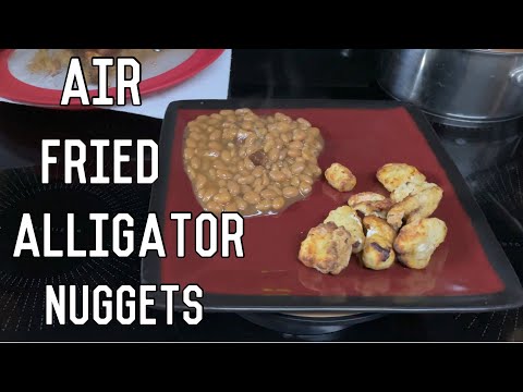 Air Fried Alligator Nuggets